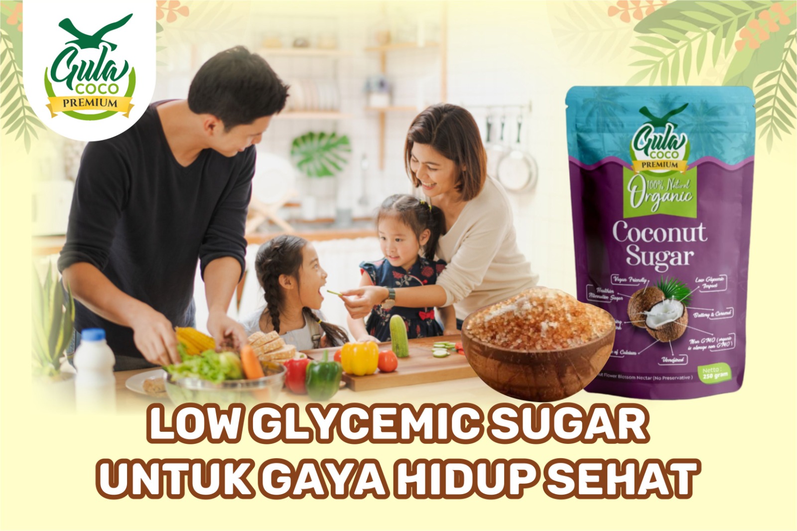 Low Glycemic Sugar untuk Gaya Hidup Sehat - GULA COCO